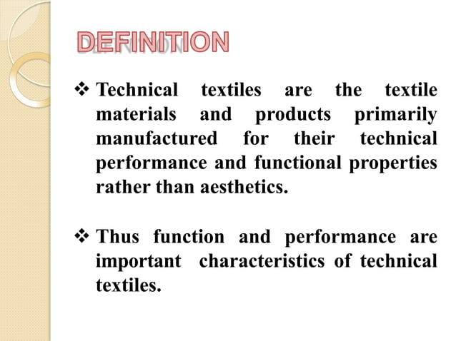 Technicaltextile | PPT