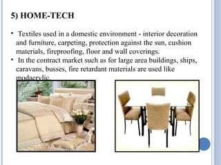 Technical textiles and their applications | PPT