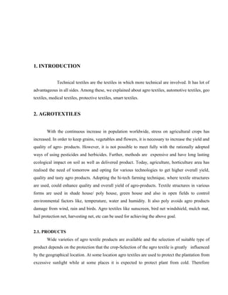 Technical textiles | DOC