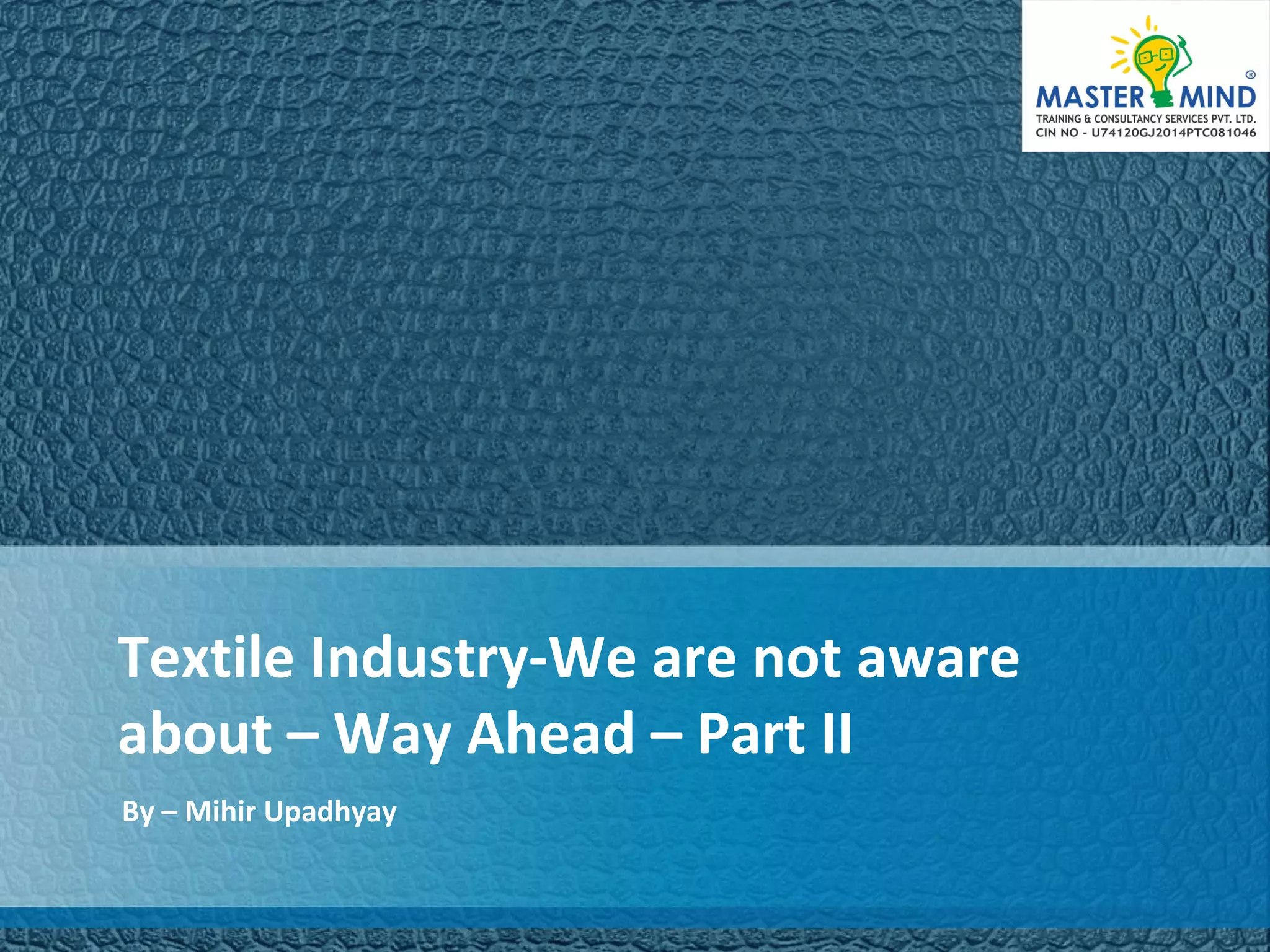 Technical Textiles - Part II | PPT