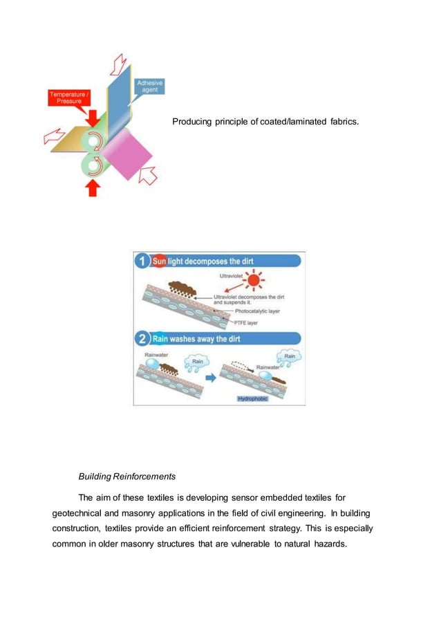 Technical textiles for buildtech | DOCX | Needlework | Arts and Crafts