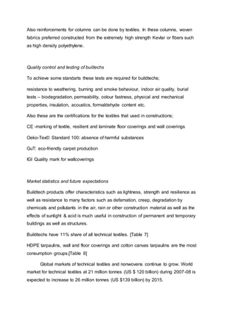 Technical textiles for buildtech | DOCX
