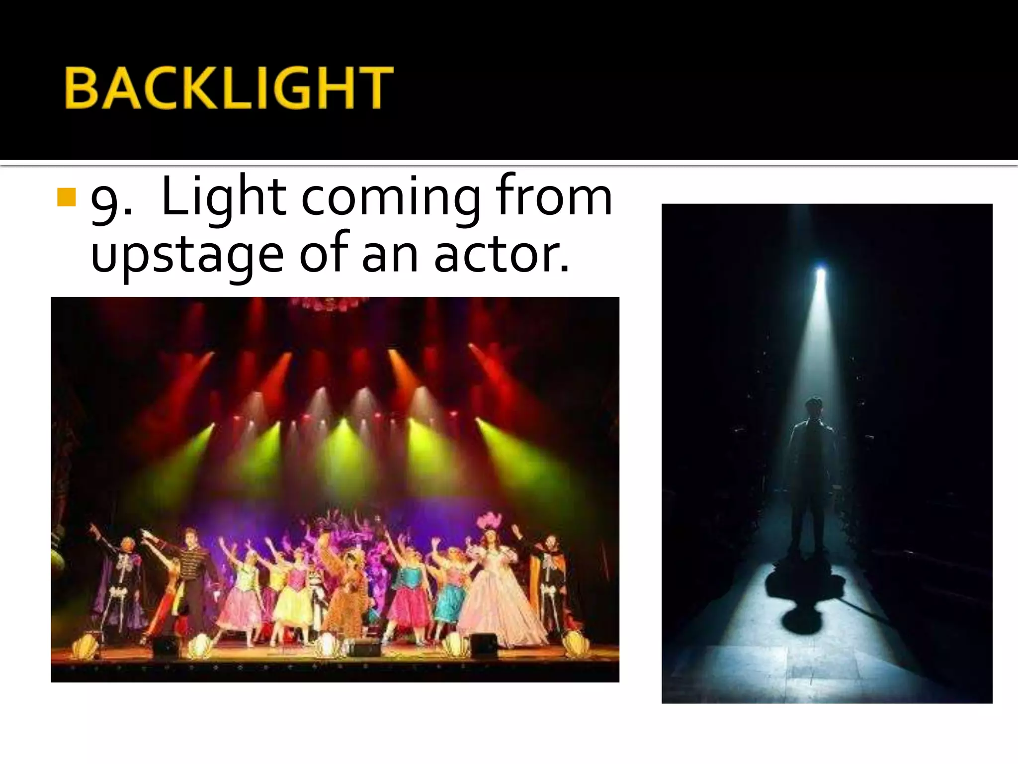 Technical theater vocabulary | PPTX