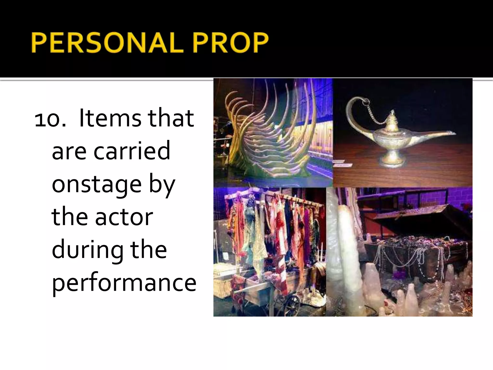 Technical theater vocabulary | PPTX