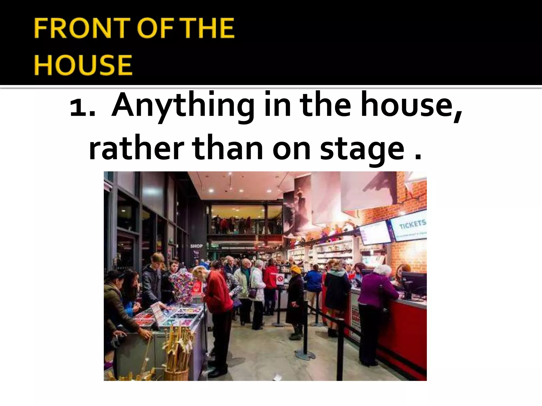 Technical theater vocabulary | PPTX