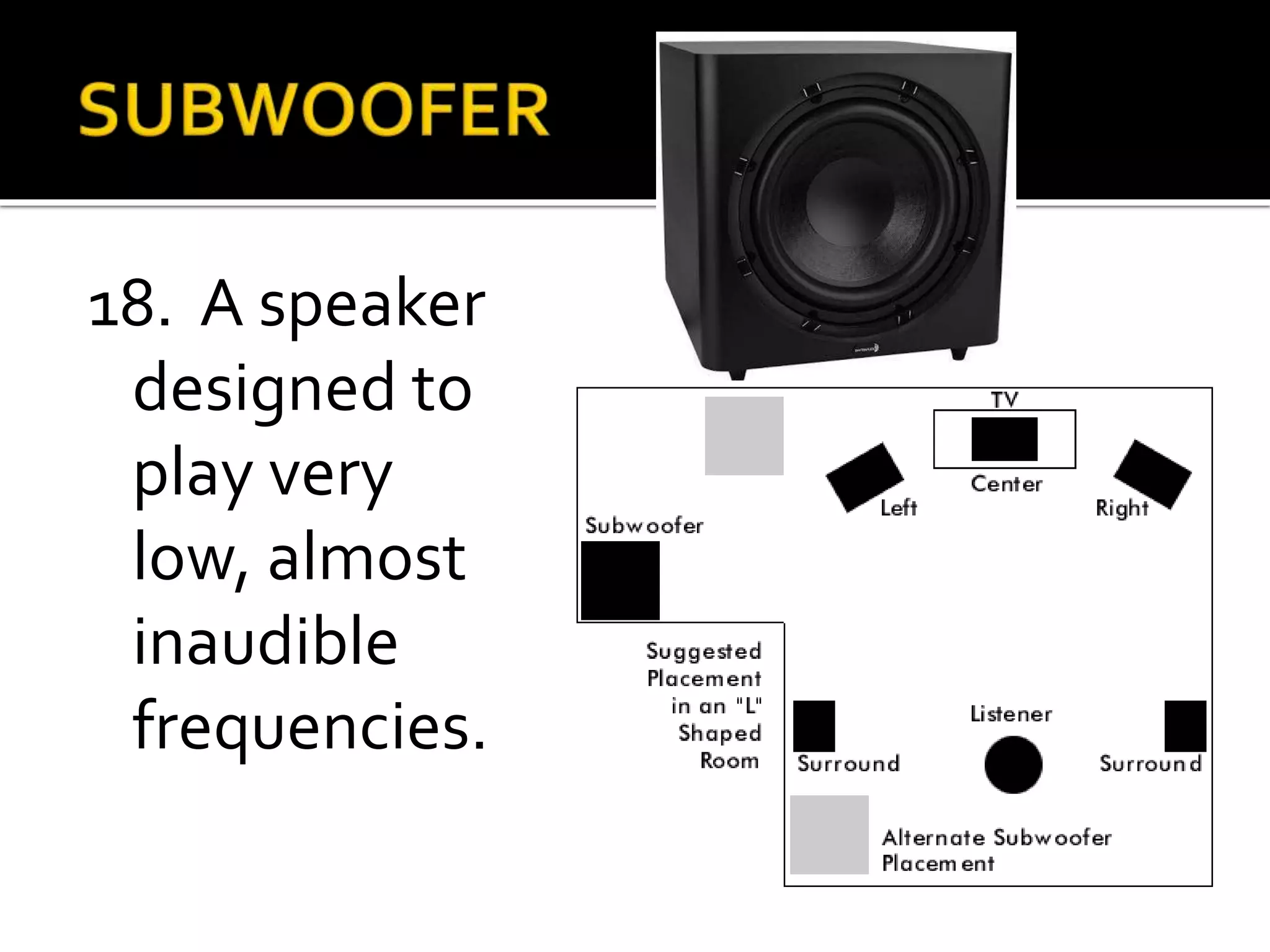 Technical theater vocabulary | PPTX