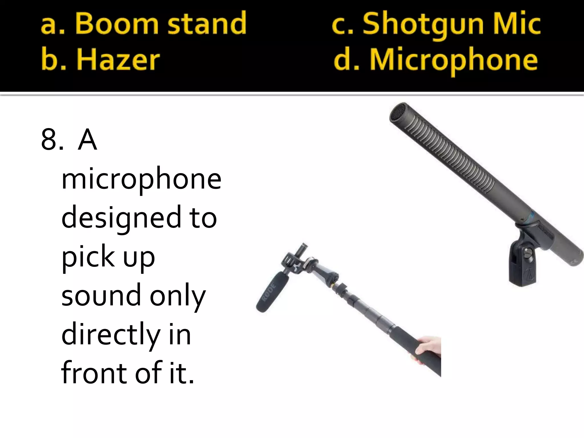 Technical theater vocabulary | PPTX
