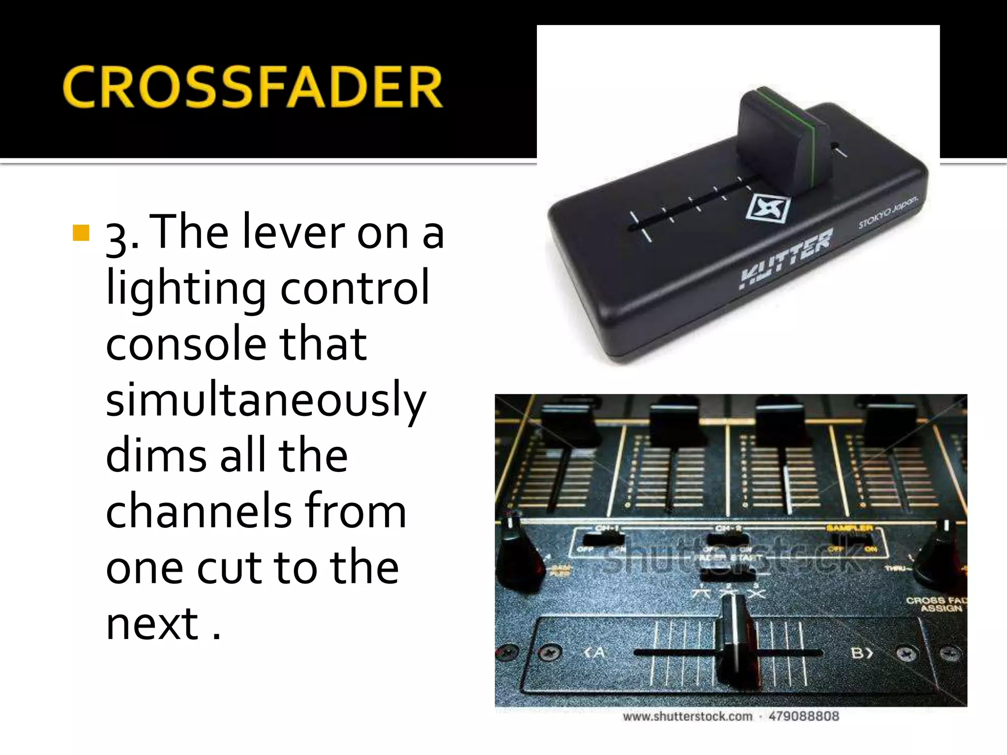 Technical theater vocabulary | PPTX