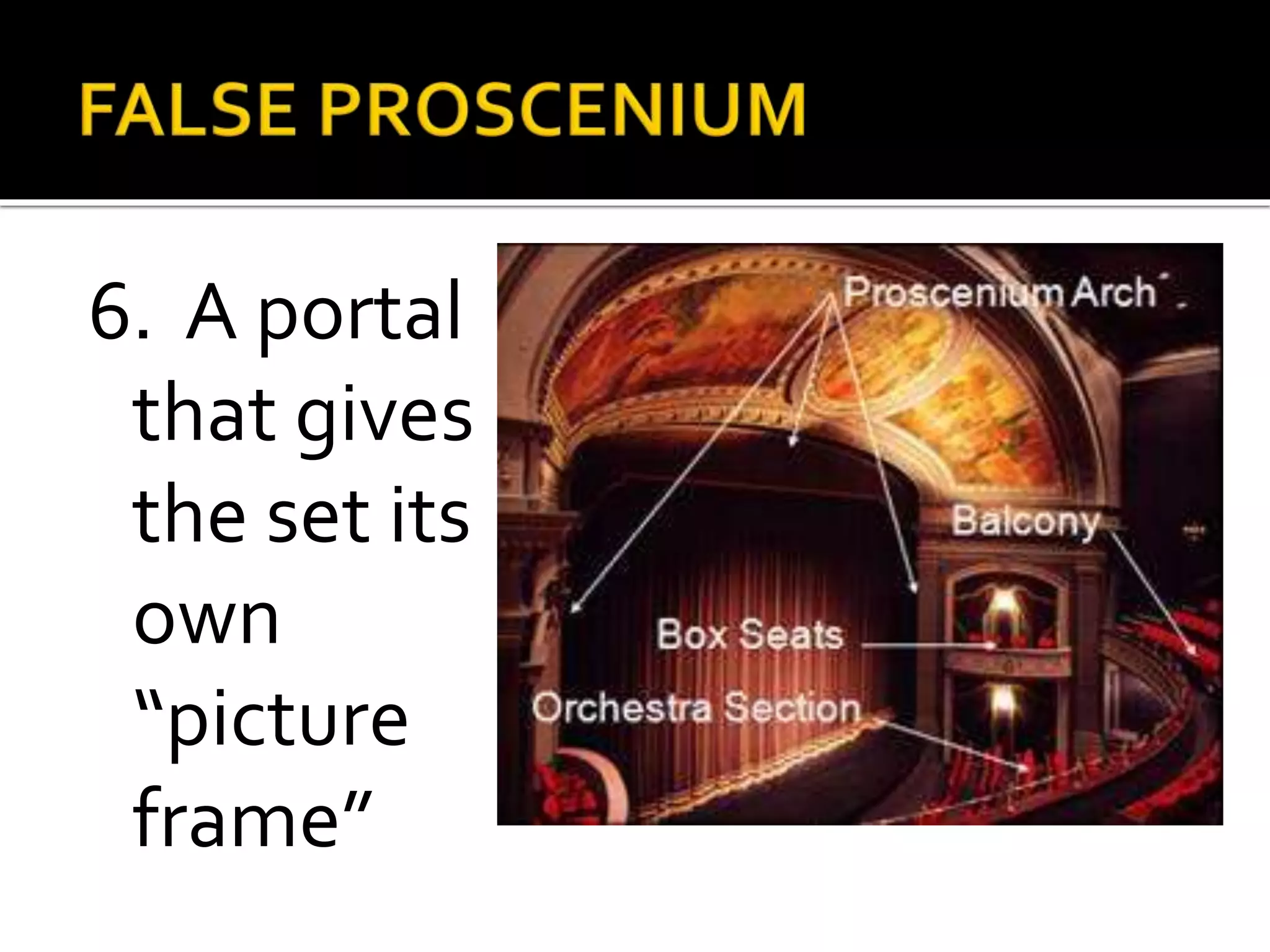 Technical theater vocabulary | PPTX