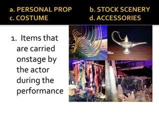 Technical theater vocabulary | PPTX