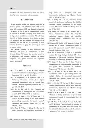 Technical Trend of the Power Shift Transmission (PST) of Agricultural ...