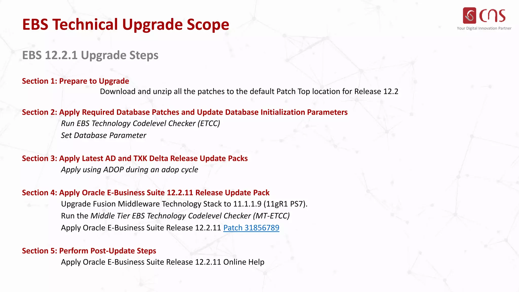 Technical upgrade new slides.pptx