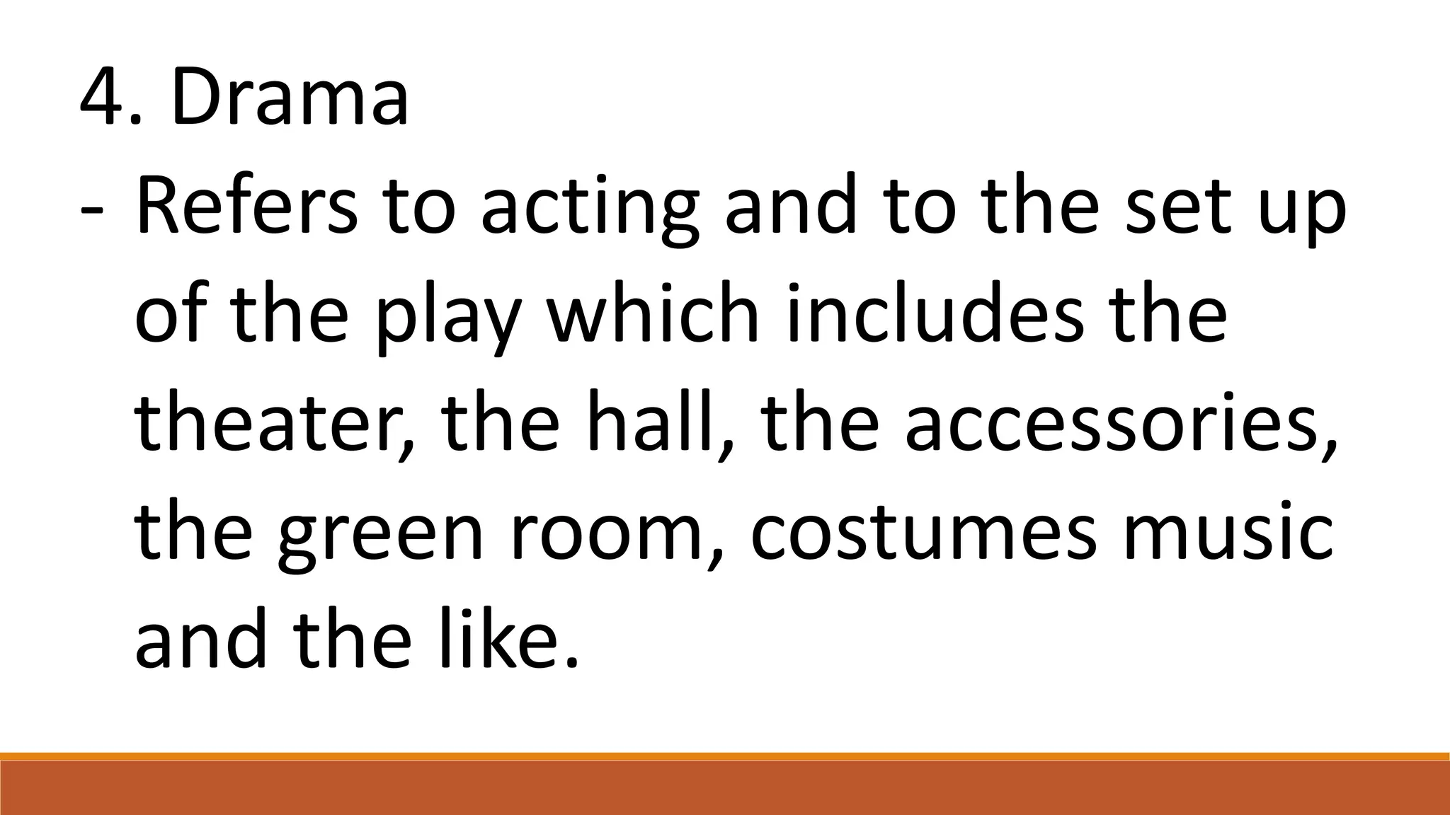 drama and theatre | PPTX