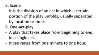 drama and theatre | PPTX