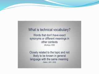 Technical vocabulary 2 by Dr. ANJIBABU | PPTX