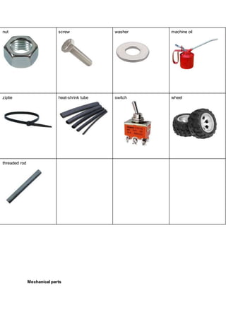 Technical vocabulary important words | DOCX | Automotive