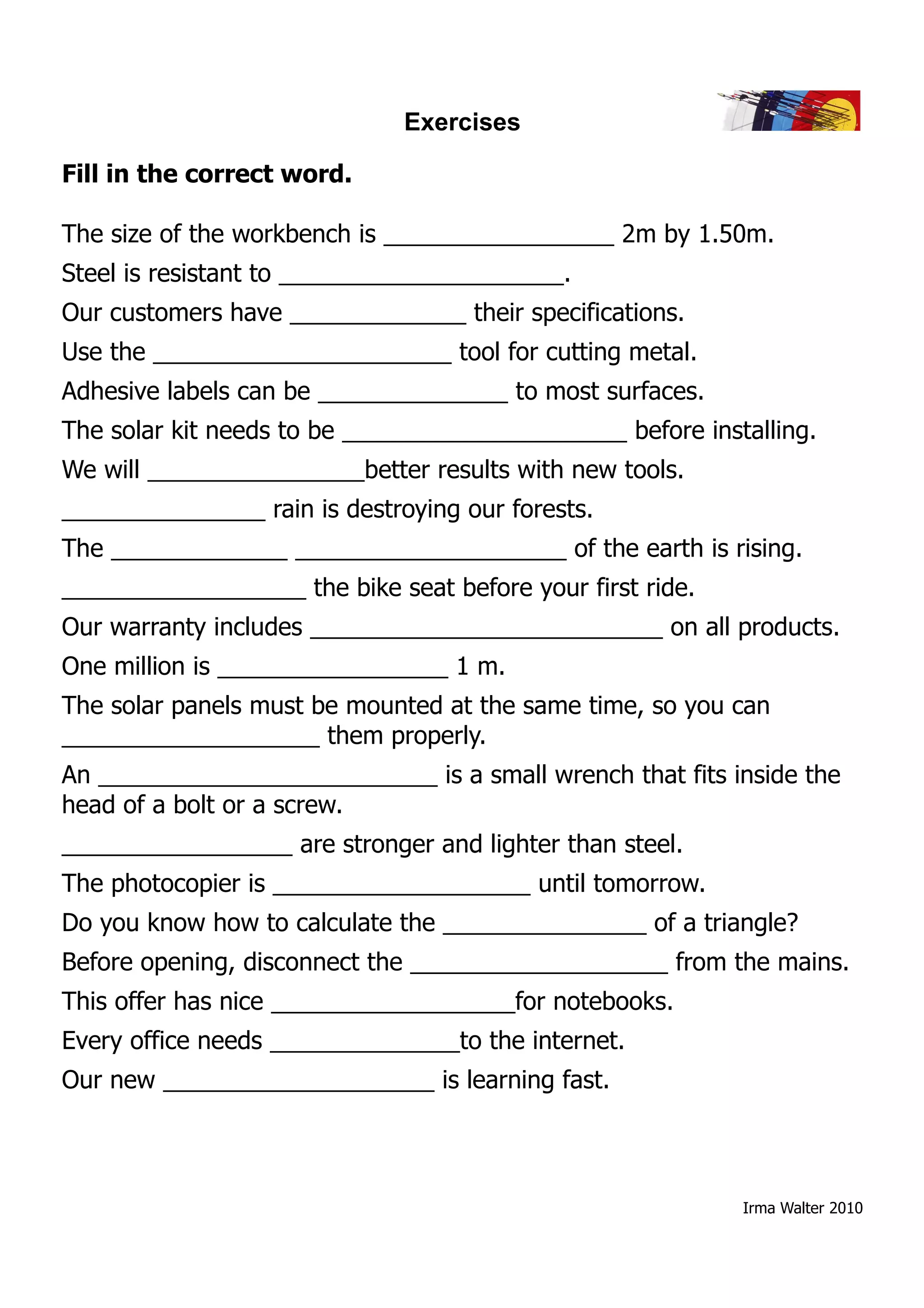 Technical vocabulary 01 | ODT