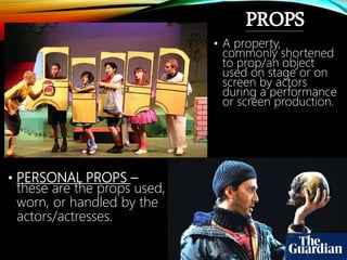 Technical vocabulary in theater | PPTX