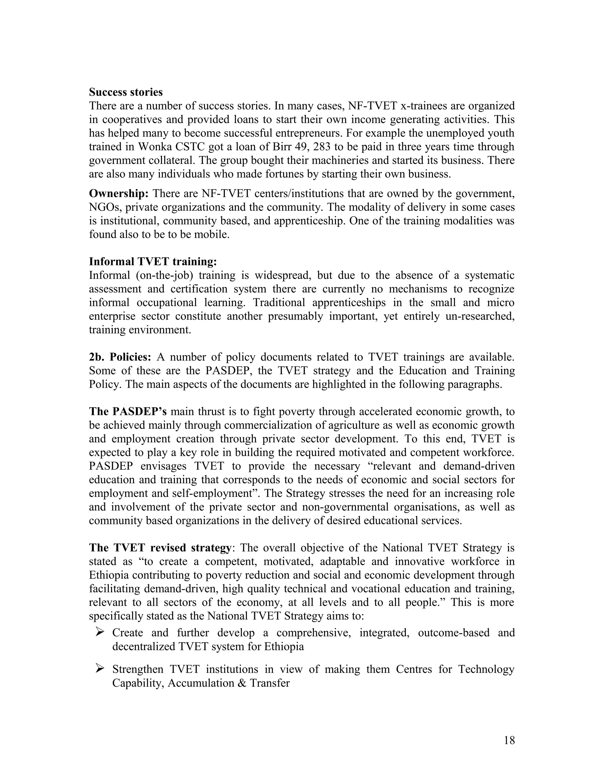 Technical vocational education and training in ethiopi1 | DOC