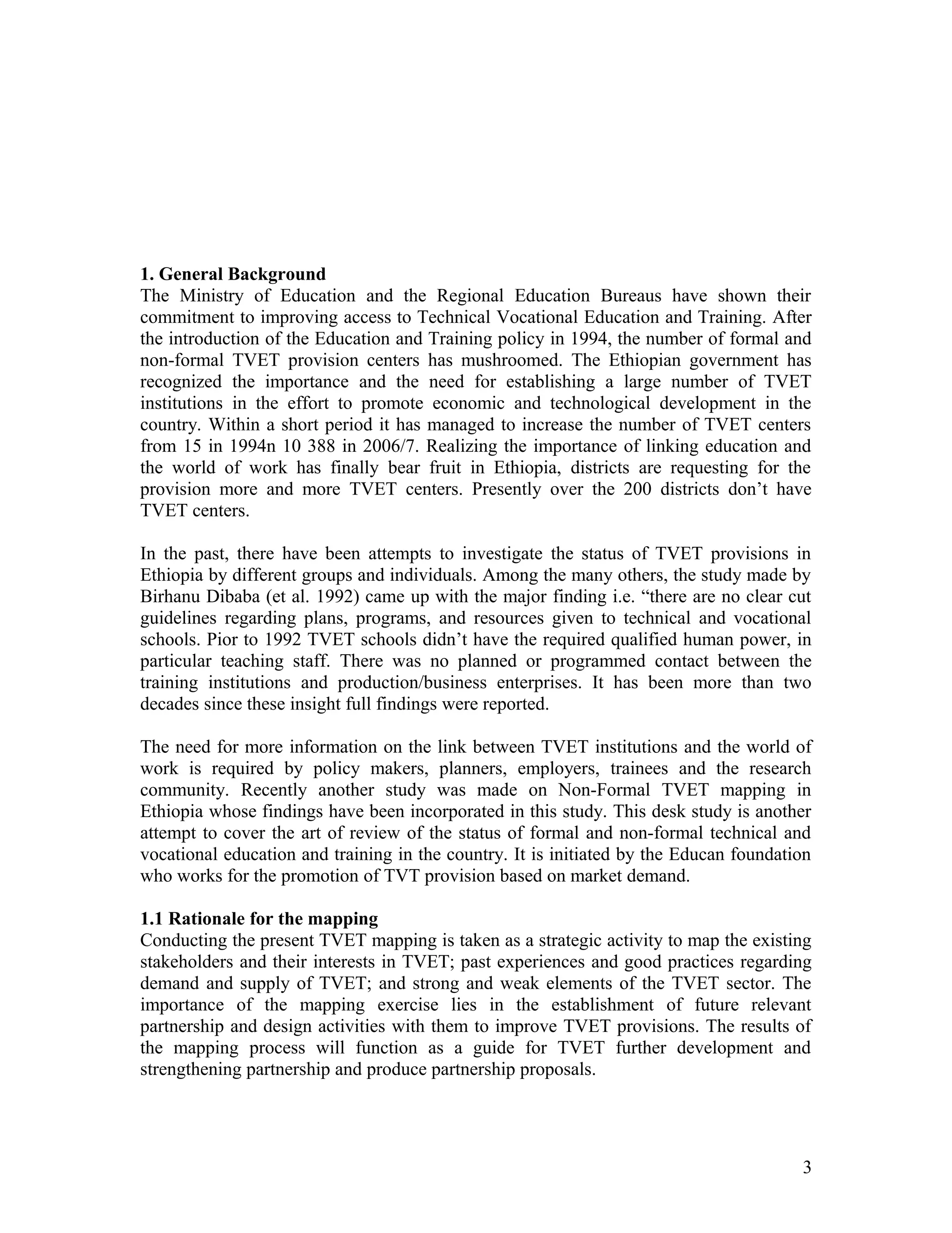 Technical vocational education and training in ethiopi1 | DOC