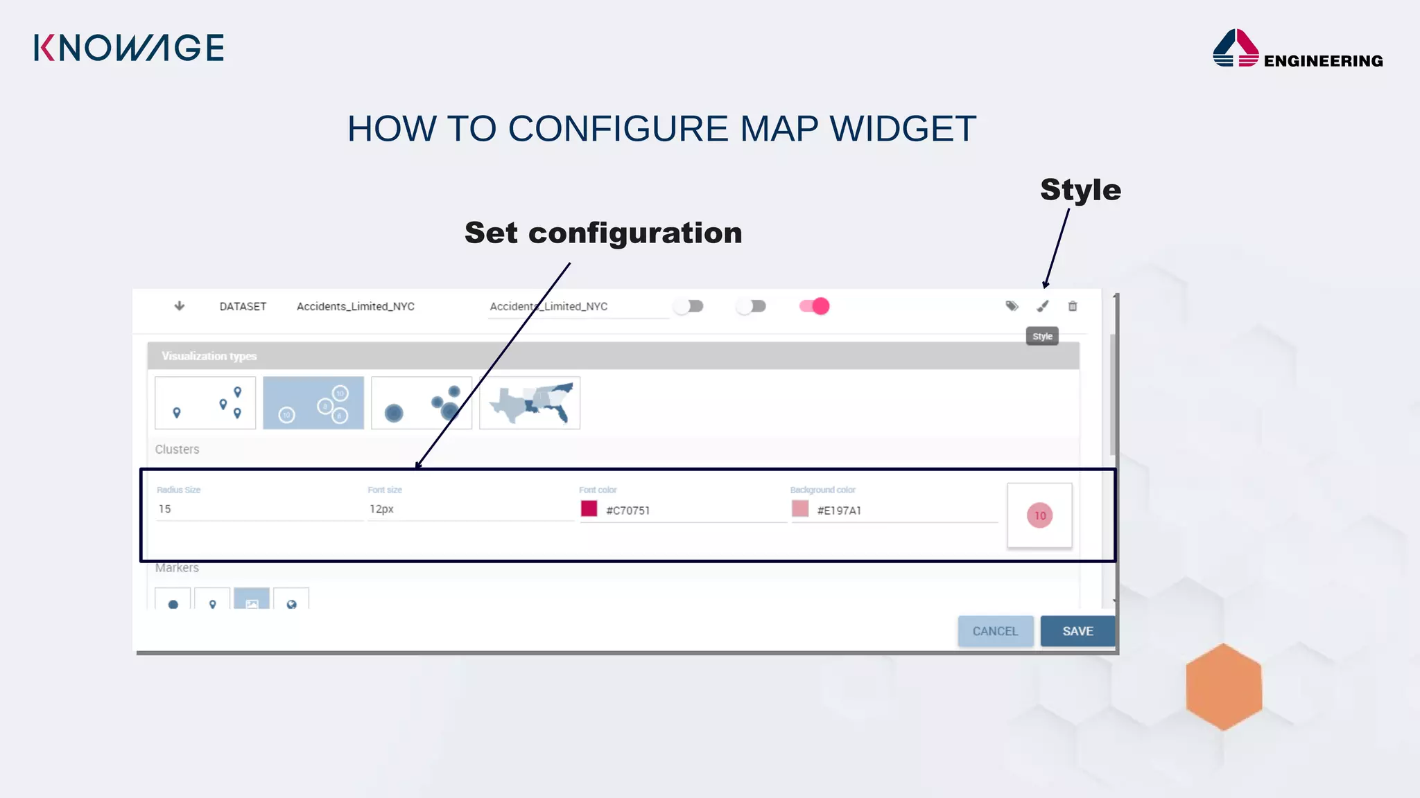 MAP WIDGET - Knowage Technical Webinars | PDF