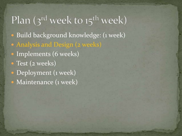 Technical workshop Assignment Represent | PPTX