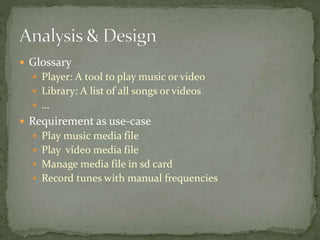Technical workshop Assignment Represent | PPTX
