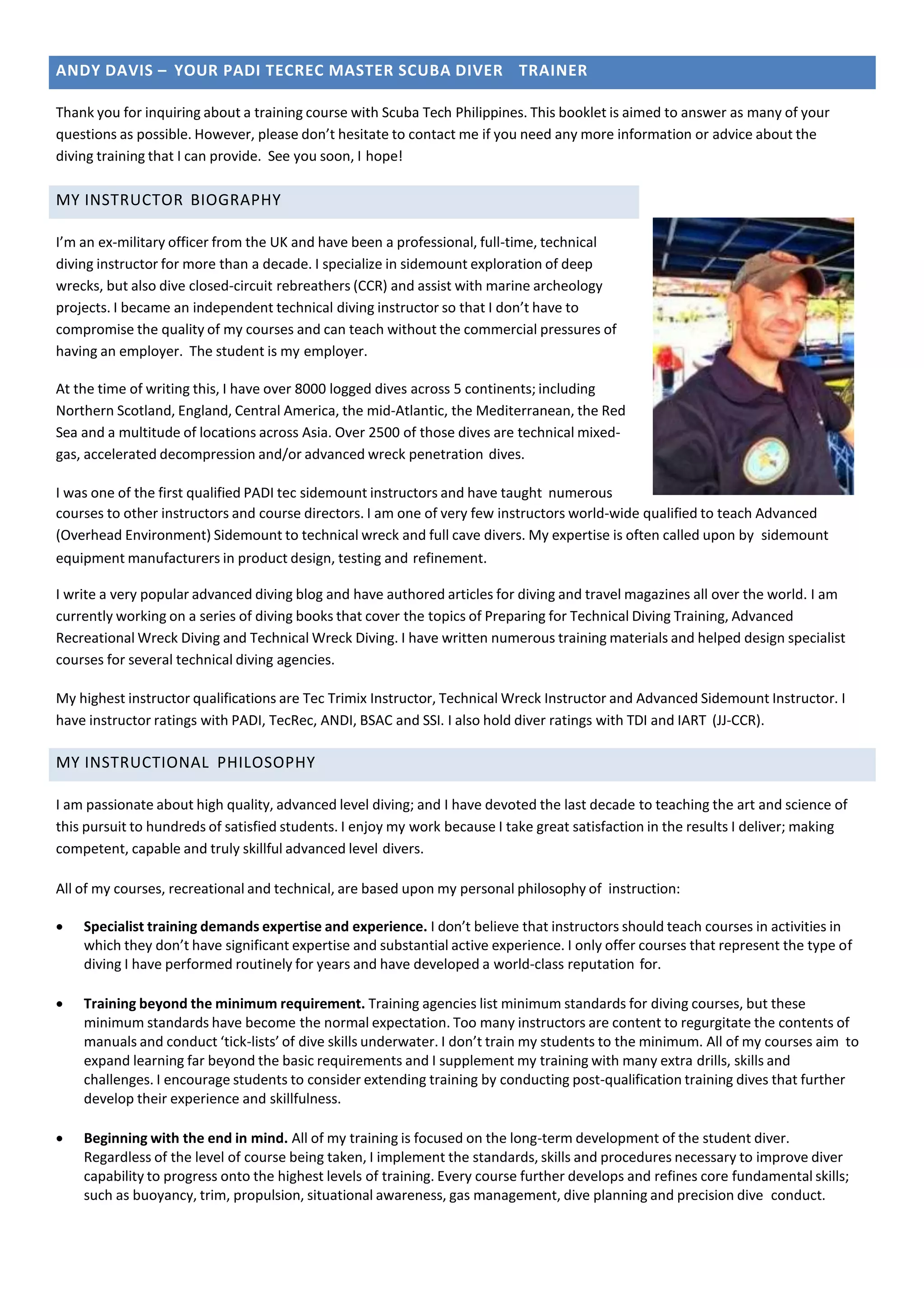 Technical Wreck Course Prospectus | PPTX