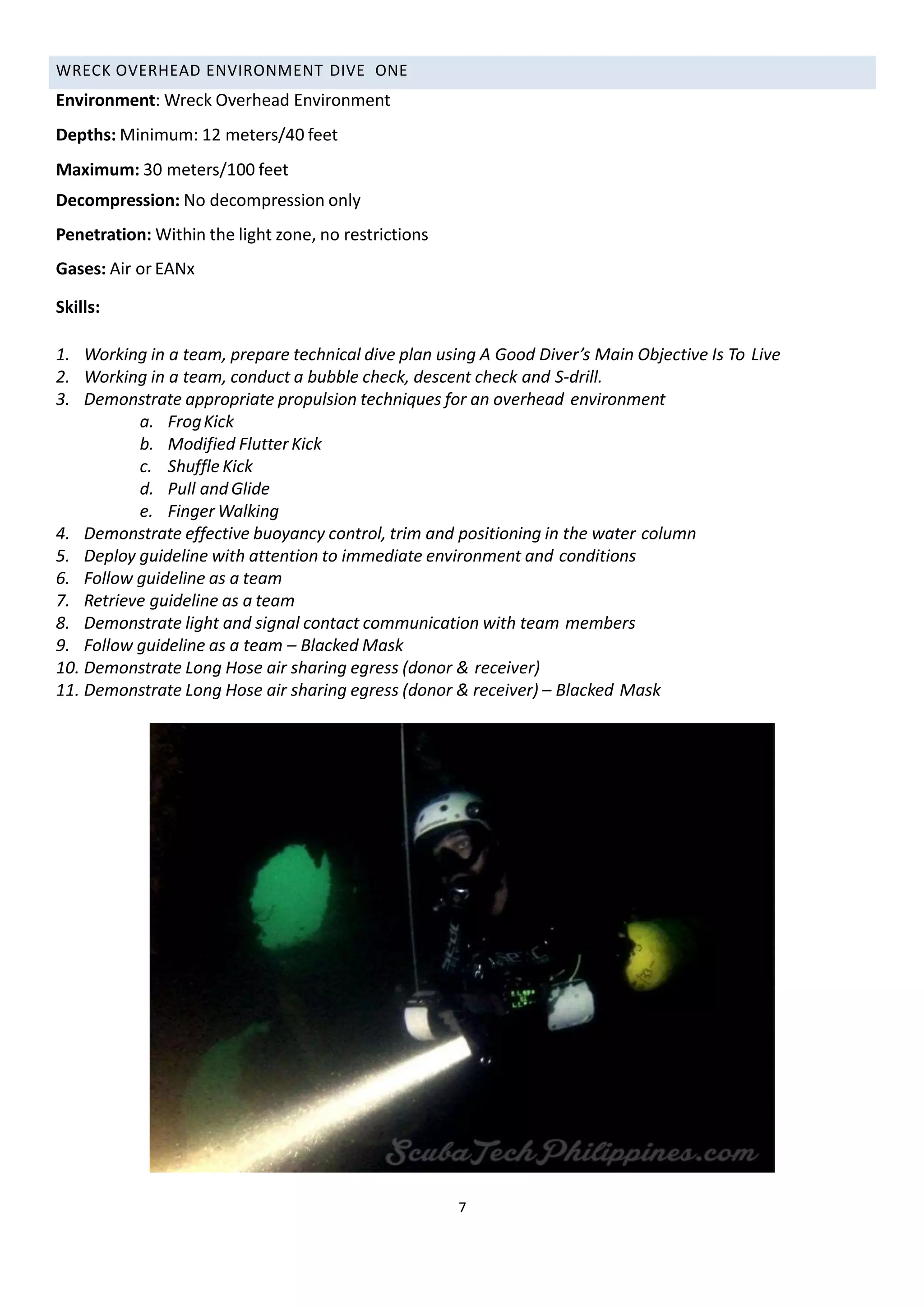 Technical Wreck Course Prospectus | PPTX