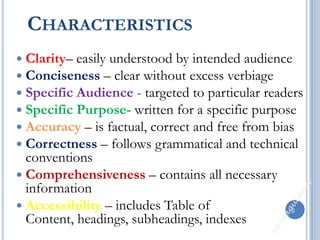 Technical writing | PPTX