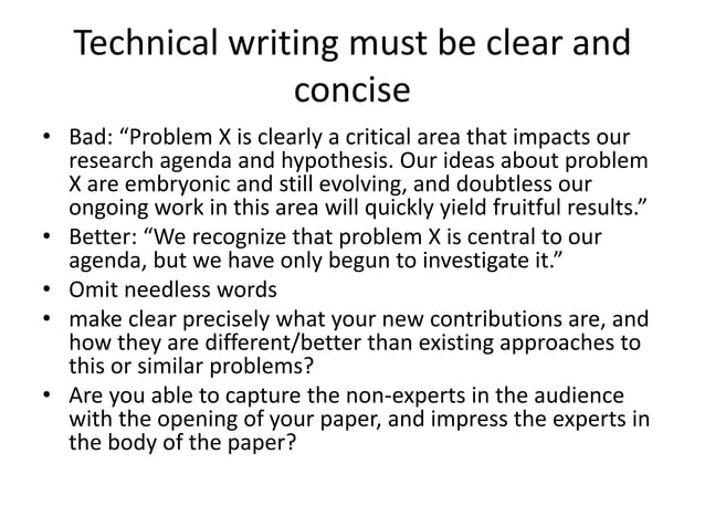 Technical writing | PPT
