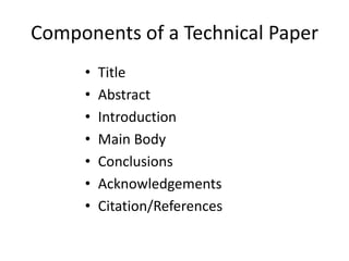 Technical writing | PPT