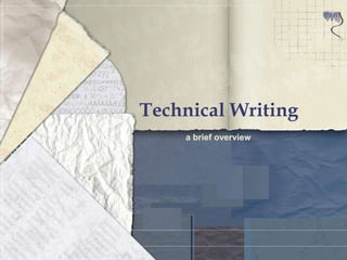 Technical Writing | PPTX