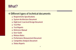 Writing Technical Documents | PDF
