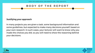 Writing an engineering technical report | PDF