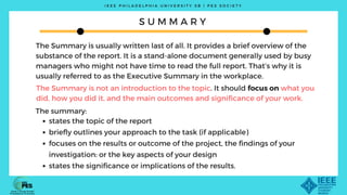Writing an engineering technical report | PDF