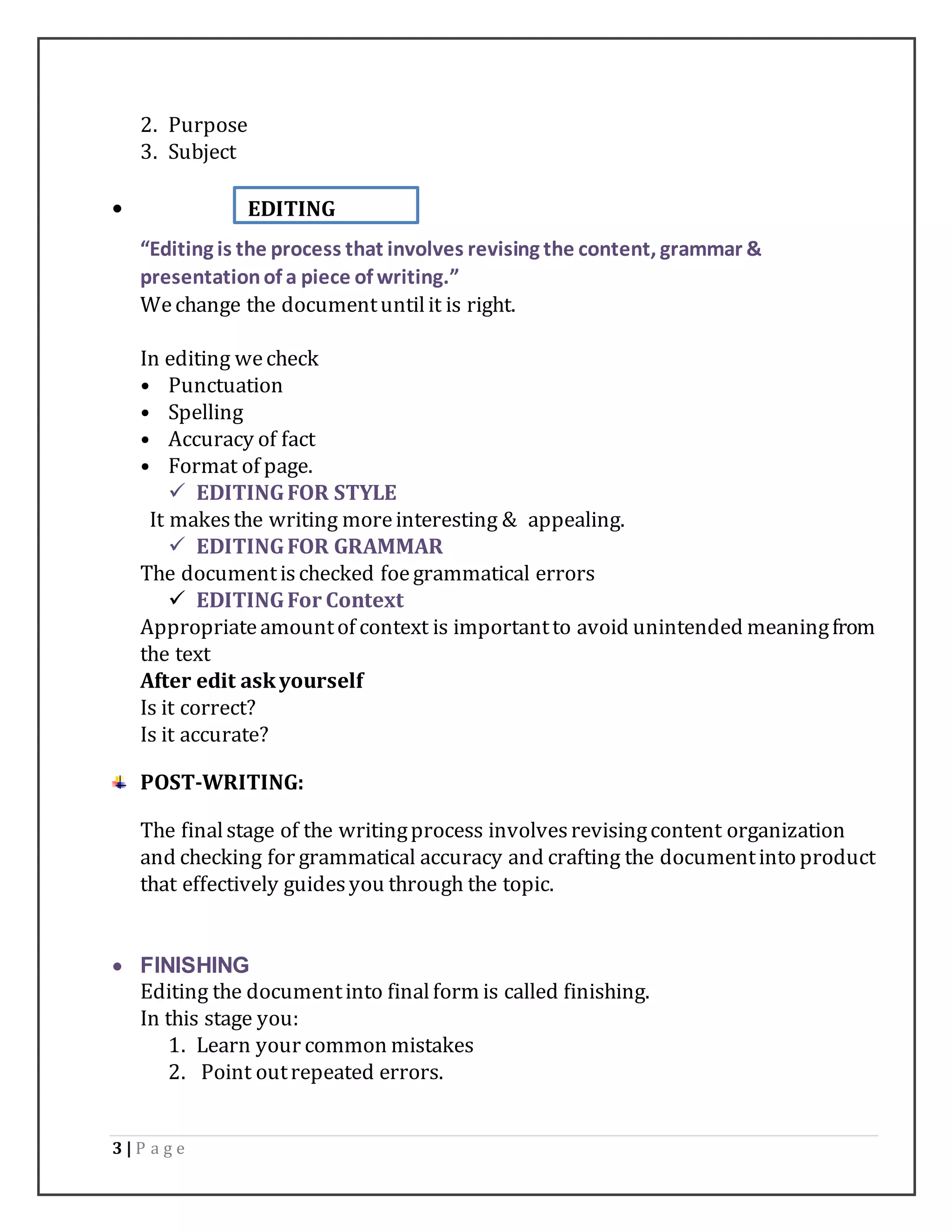 Technical writing | DOCX