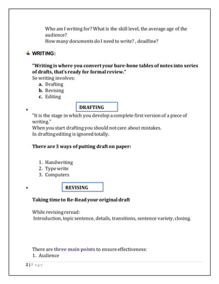 Technical writing | PDF