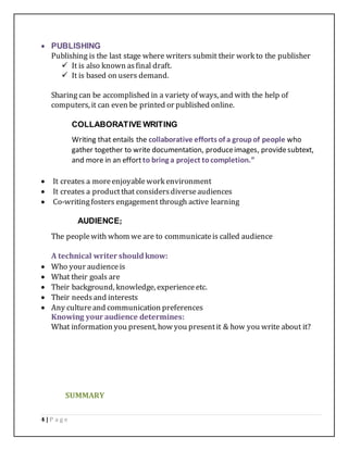 Technical writing | DOCX