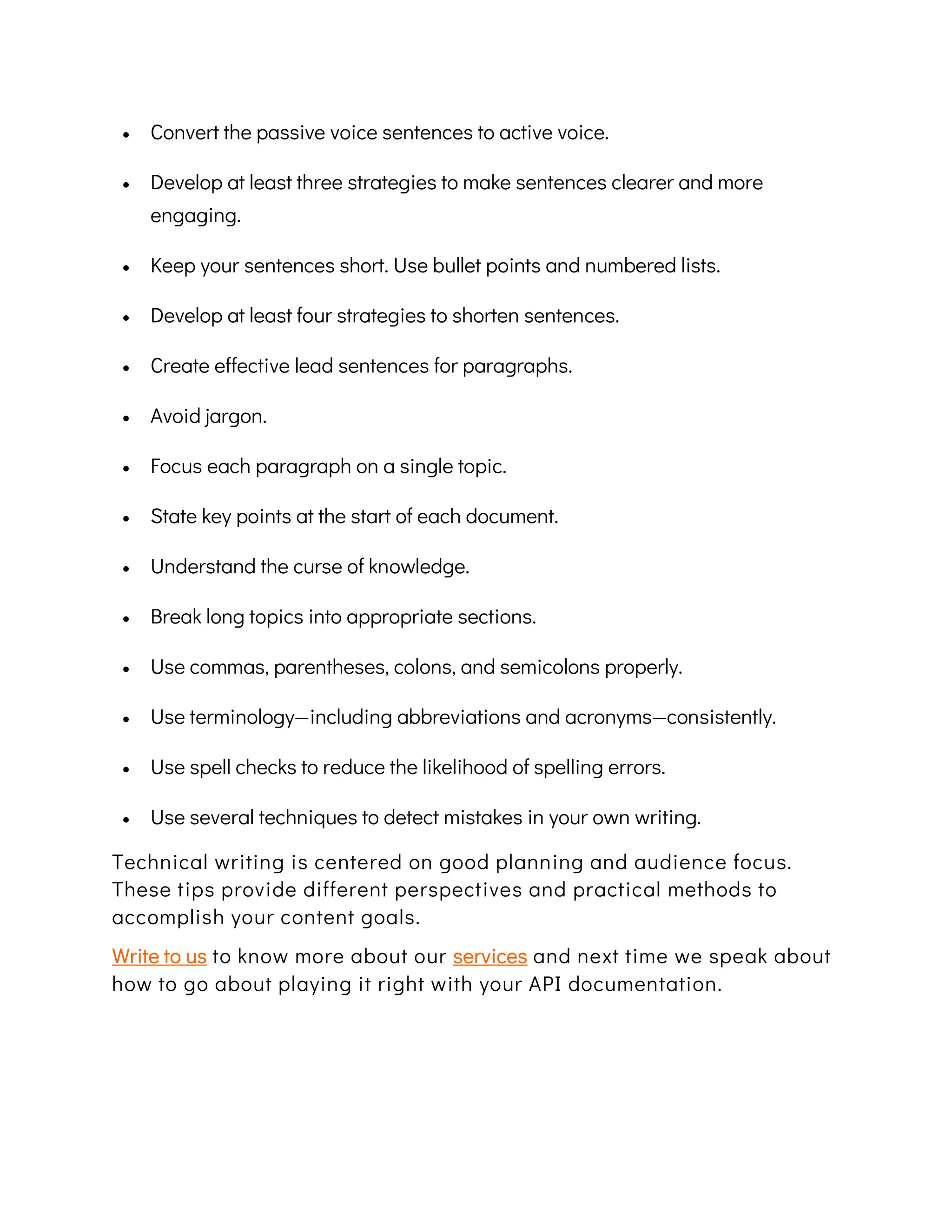 five best practices for technical writing | PDF