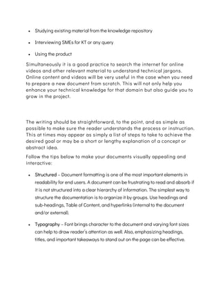 five best practices for technical writing | PDF