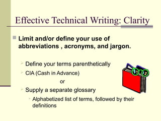 Nature and Features of Technical Writing | PPTX