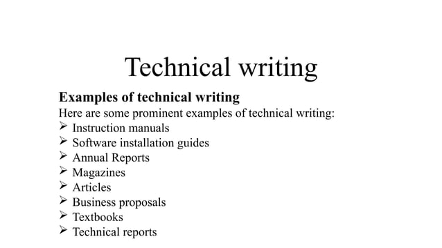 Technical writing.pptx for the basic computer knowledge | PPTX | Desktop Publishing | Computer ...