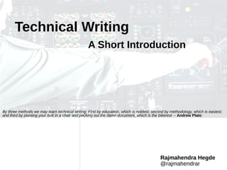 Technical writing a short introduction | PPT