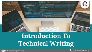 Introduction To Technical Writing | PPTX