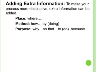 Technical Writing 1: Process Writing | PPTX
