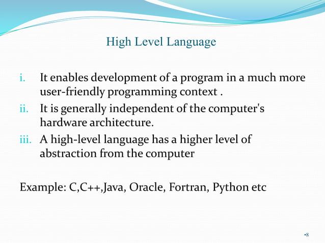 Introduction with Programming Language | PPT