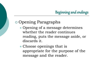 EFFECTIVE BUSINESS MESSAGE | COMMUNICATION | PPT