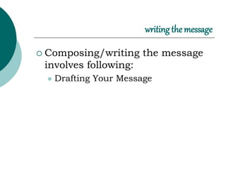 EFFECTIVE BUSINESS MESSAGE | COMMUNICATION | PPT