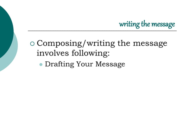 EFFECTIVE BUSINESS MESSAGE | COMMUNICATION | PPT